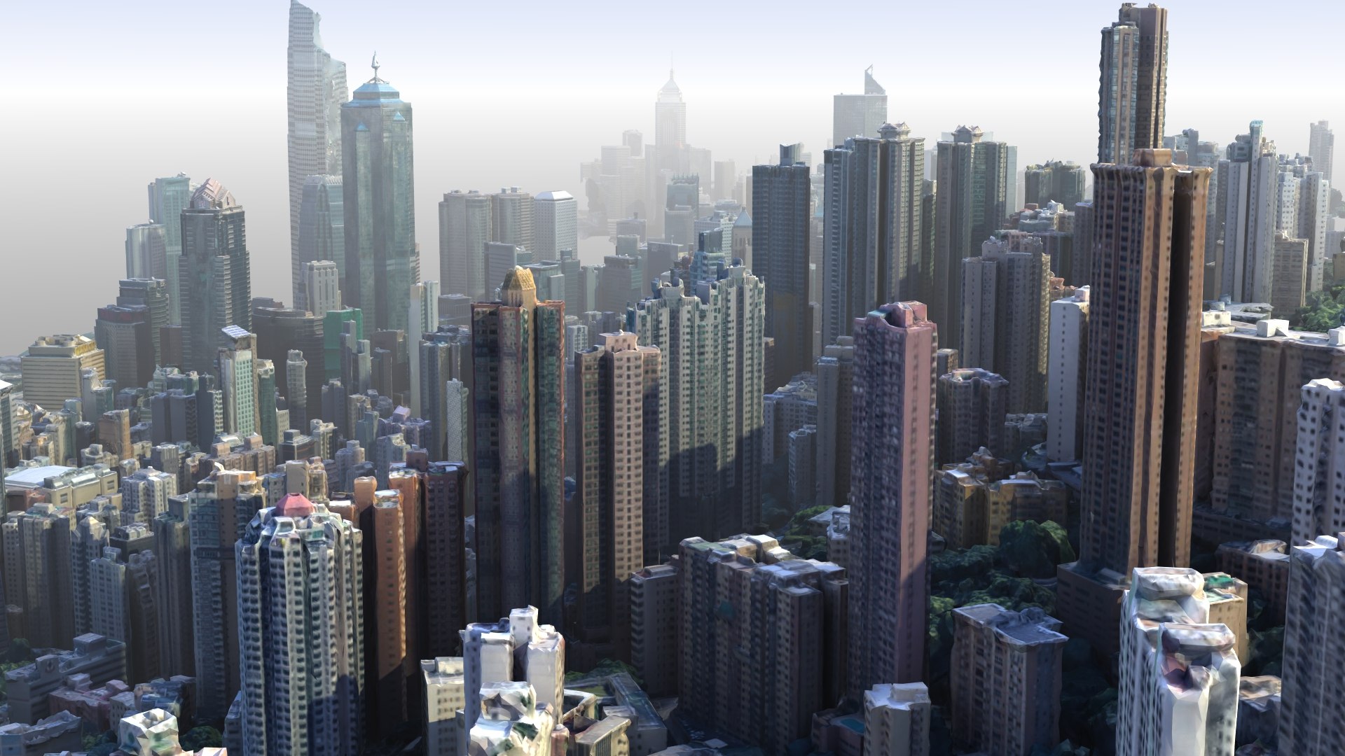 3D Cityscape Model - TurboSquid 1872512