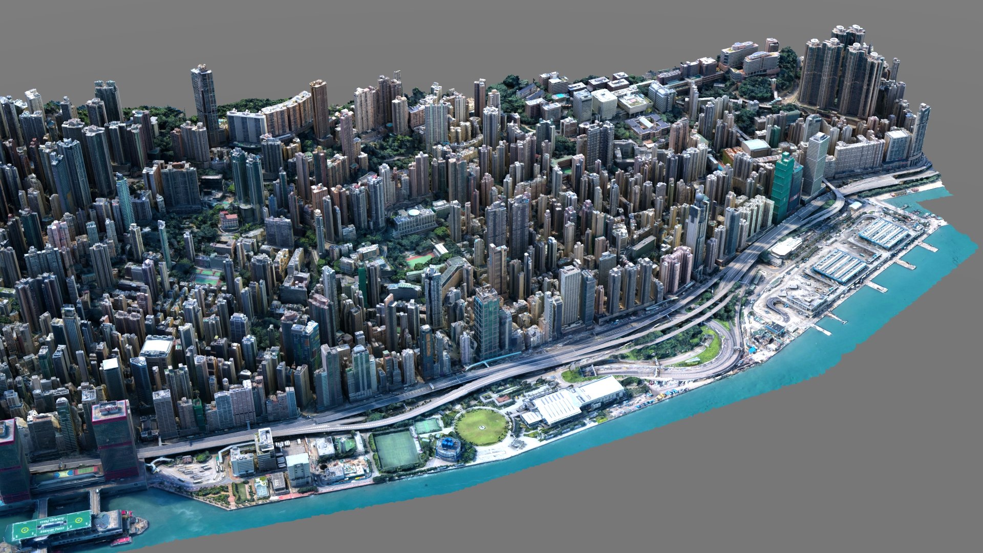 3D Cityscape Model - TurboSquid 1872512