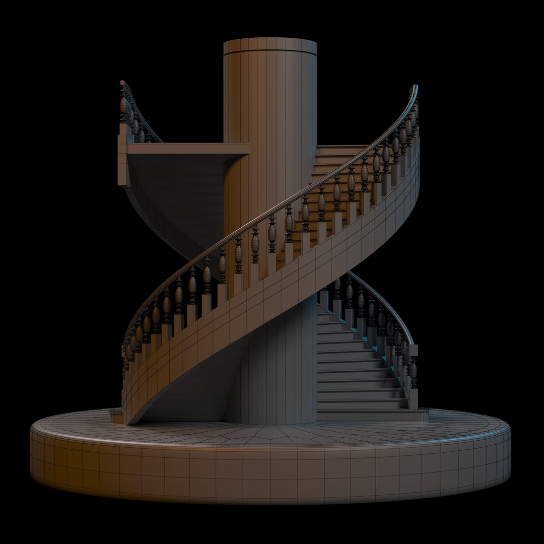 Stairs 3D - TurboSquid 1559244