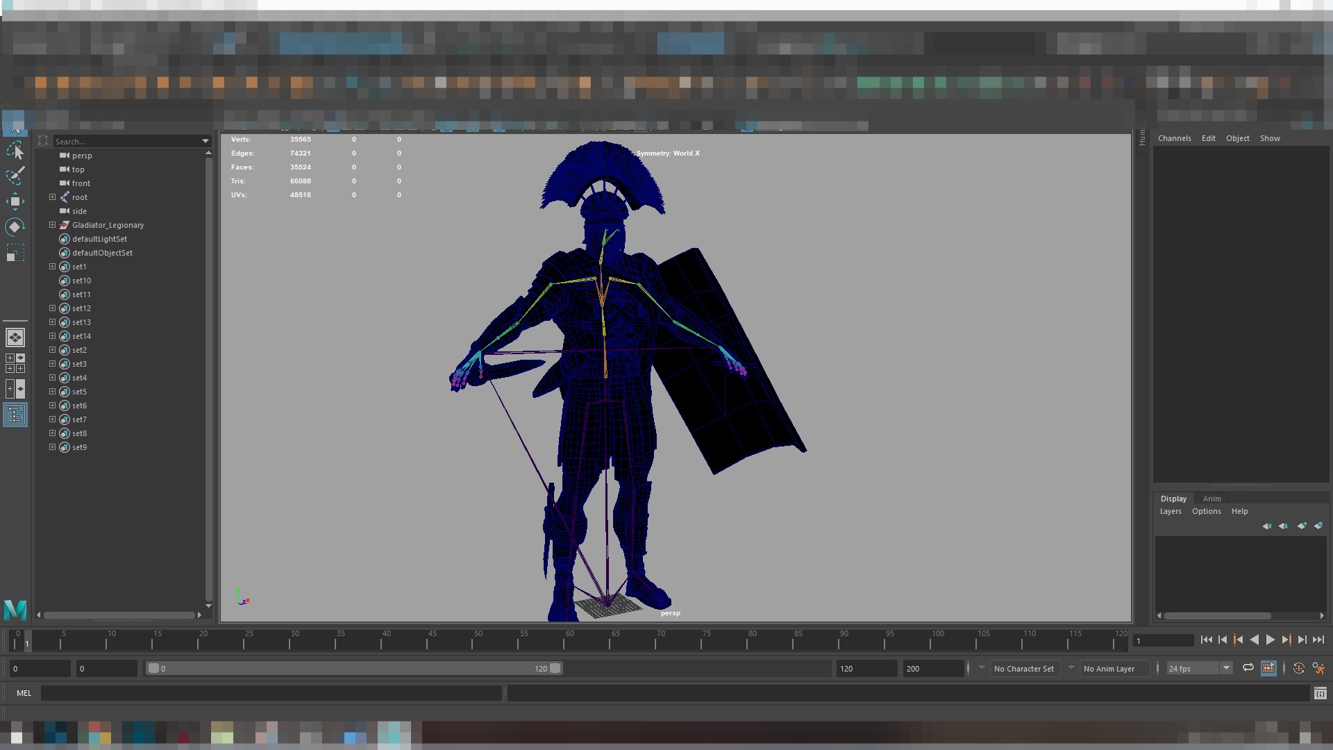 Gladiator Prime Game Ready Low poly 3D model - TurboSquid 1775757