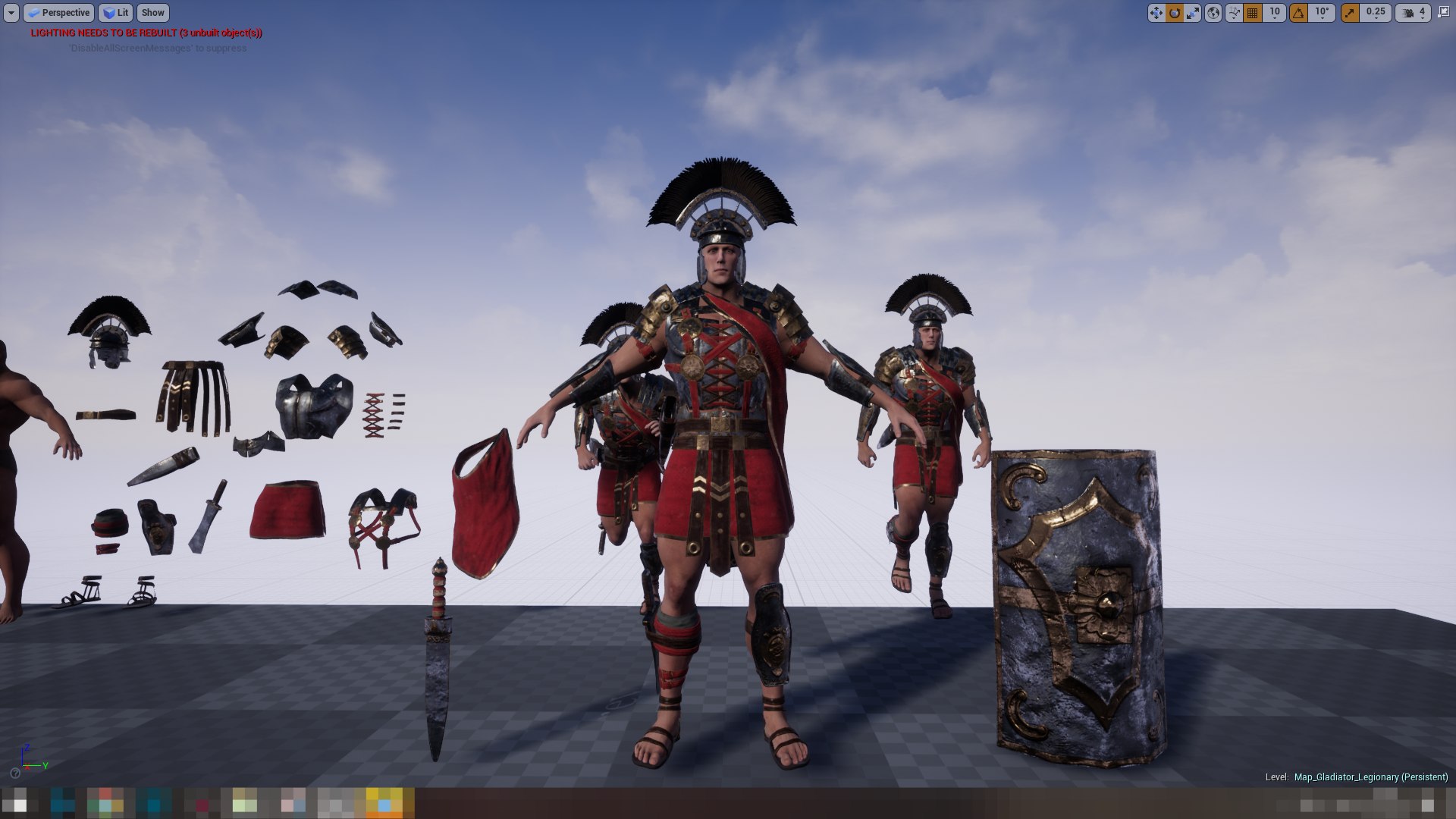 Gladiator Prime Game Ready Low poly 3D model - TurboSquid 1775757