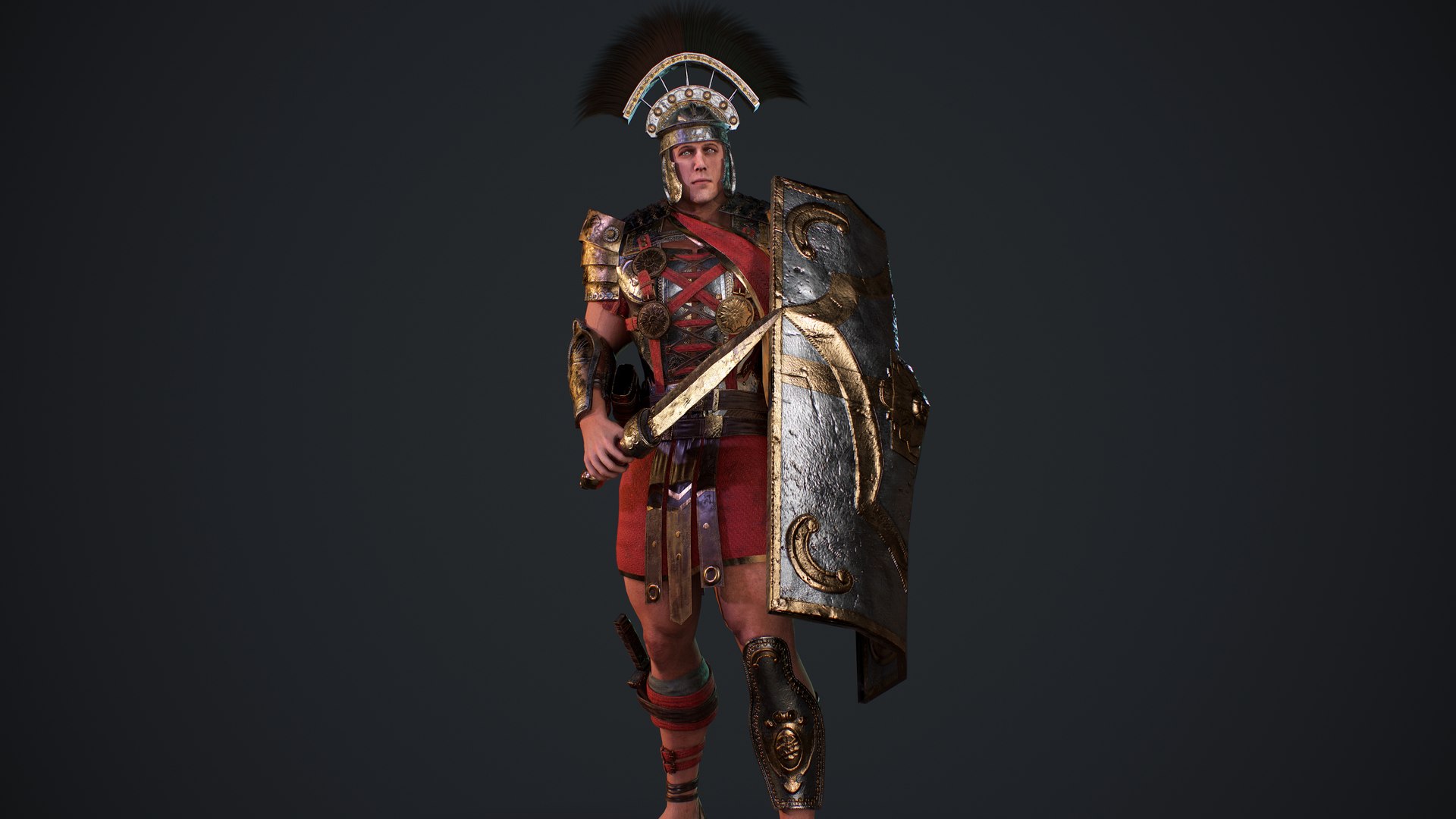Gladiator Prime Game Ready Low poly 3D model - TurboSquid 1775757