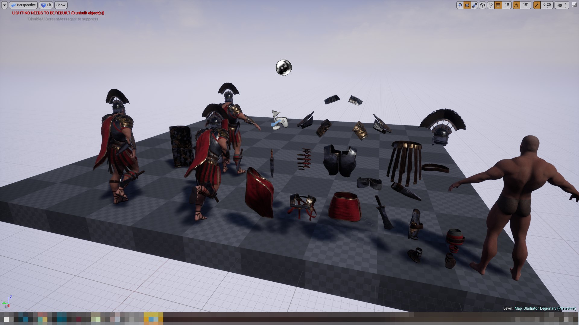 Gladiator Prime Game Ready Low poly 3D model - TurboSquid 1775757