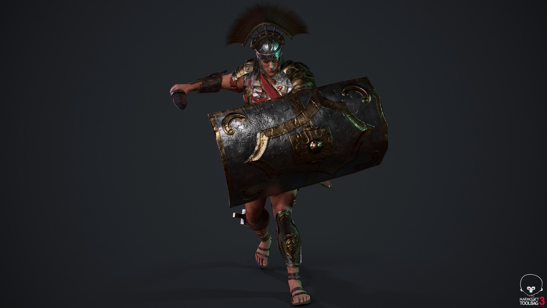 Gladiator Prime Game Ready Low poly 3D model - TurboSquid 1775757