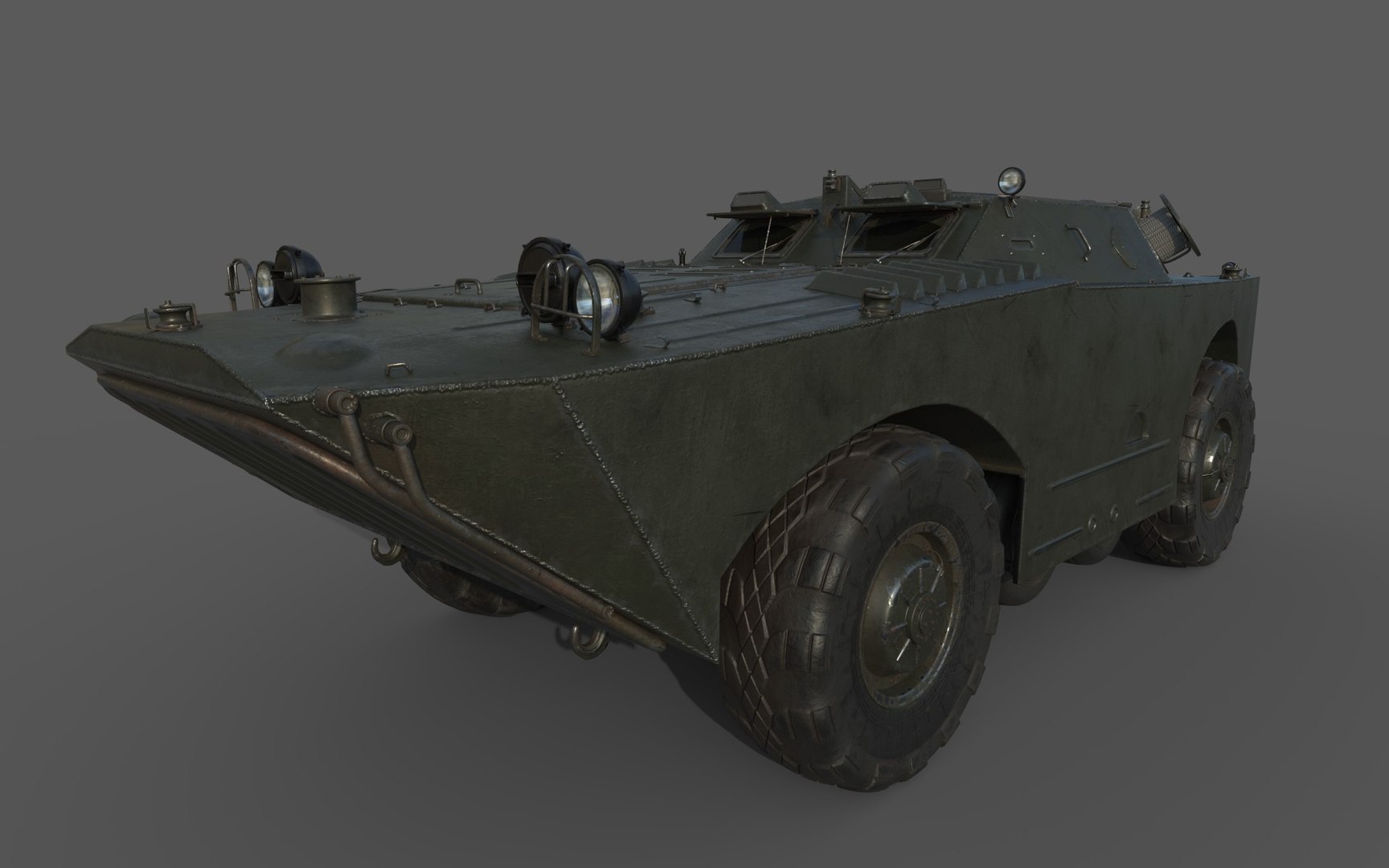 Brdm-1 1 3D Model - TurboSquid 1608534