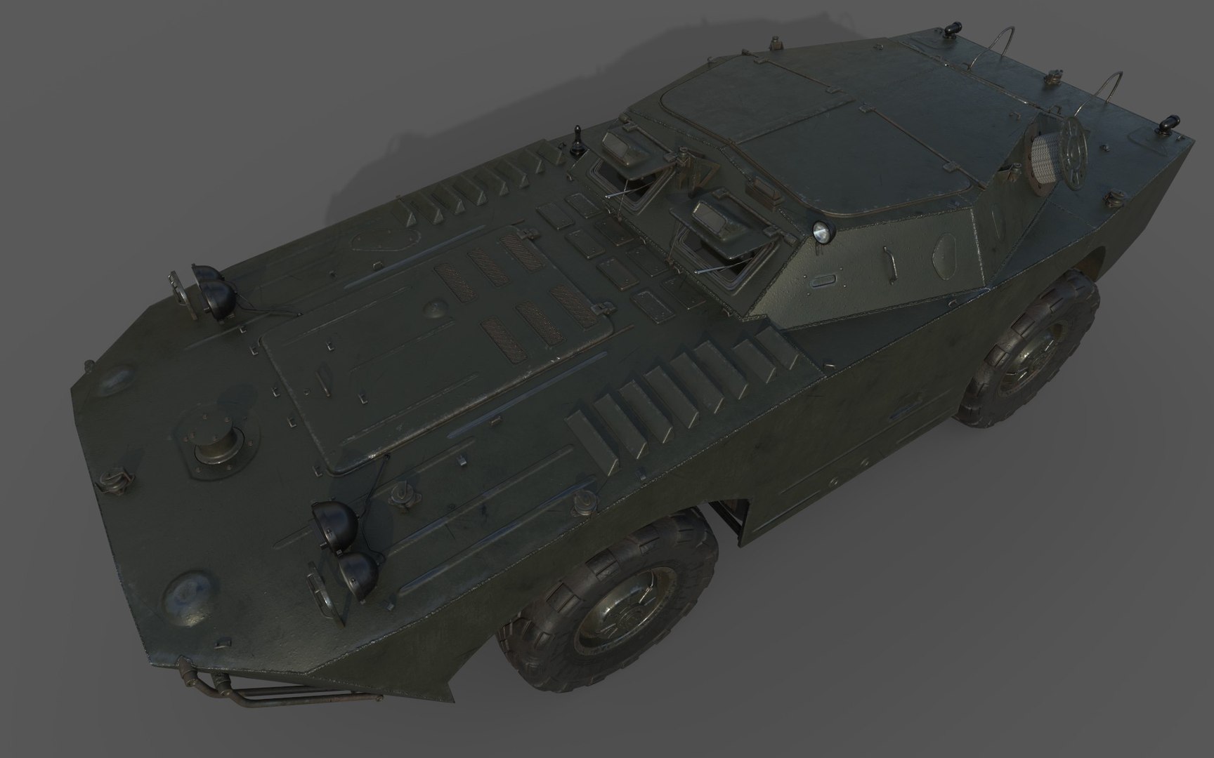 Brdm-1 1 3D Model - TurboSquid 1608534