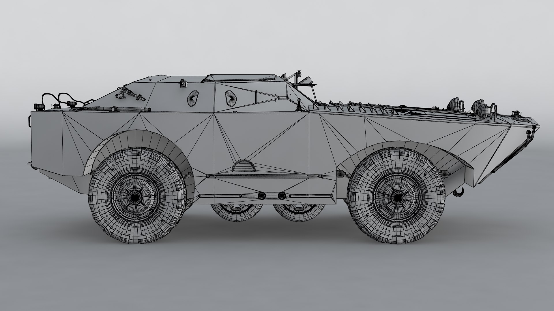 Brdm-1 1 3D Model - TurboSquid 1608534