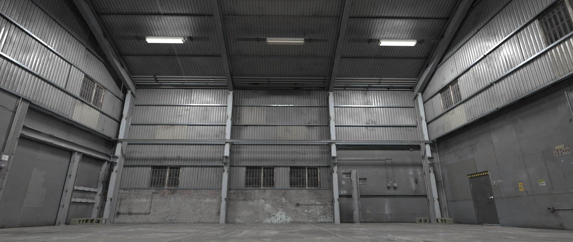 Industrial Warehouse 3D Model - TurboSquid 1370689