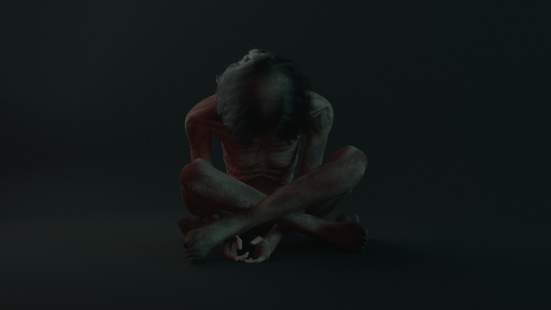 Creepy Horror Woman 3D Model - TurboSquid 1792156
