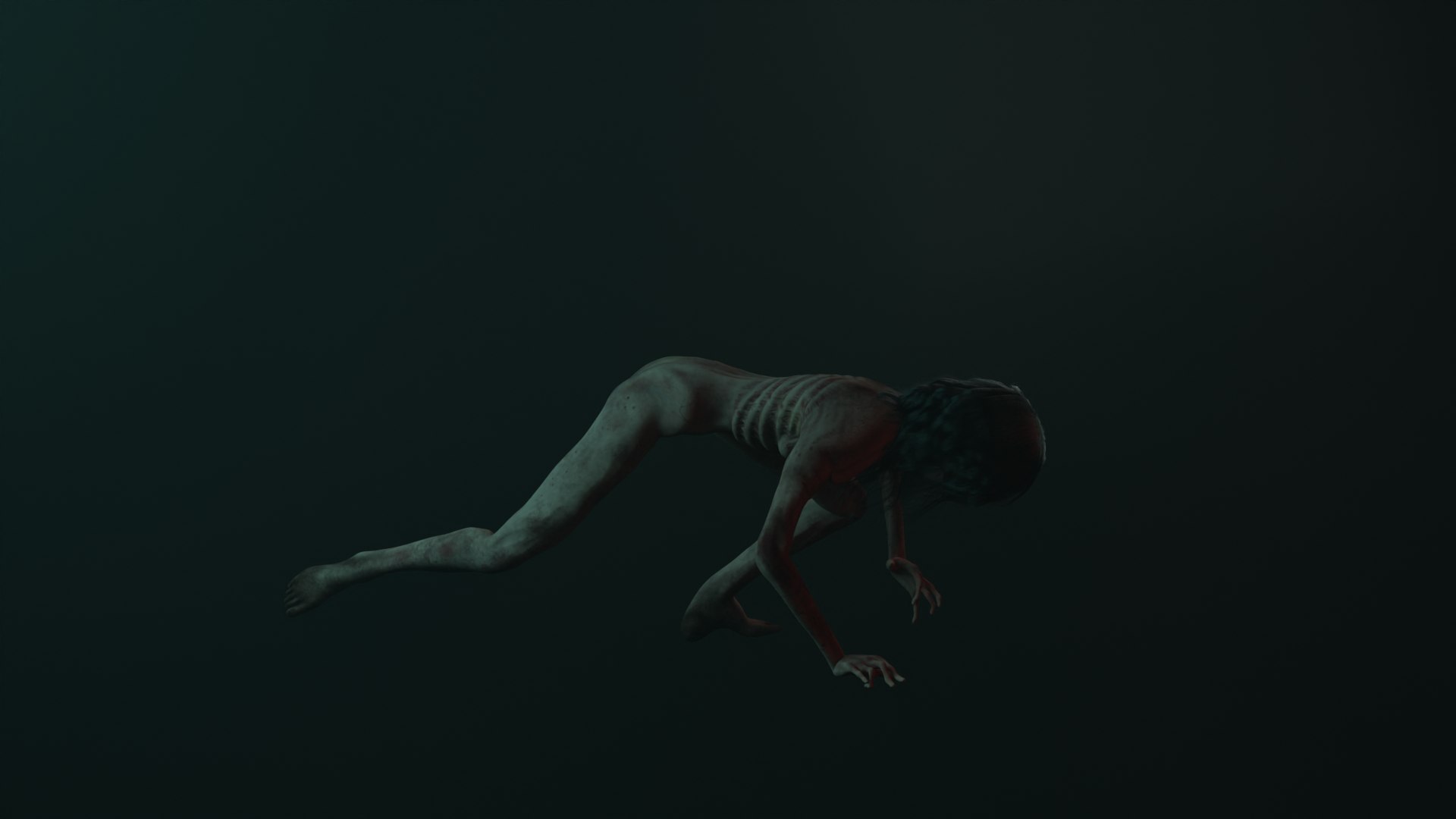 Creepy Horror Woman 3D Model - TurboSquid 1792156