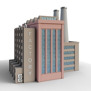 Blender Factory Models | TurboSquid
