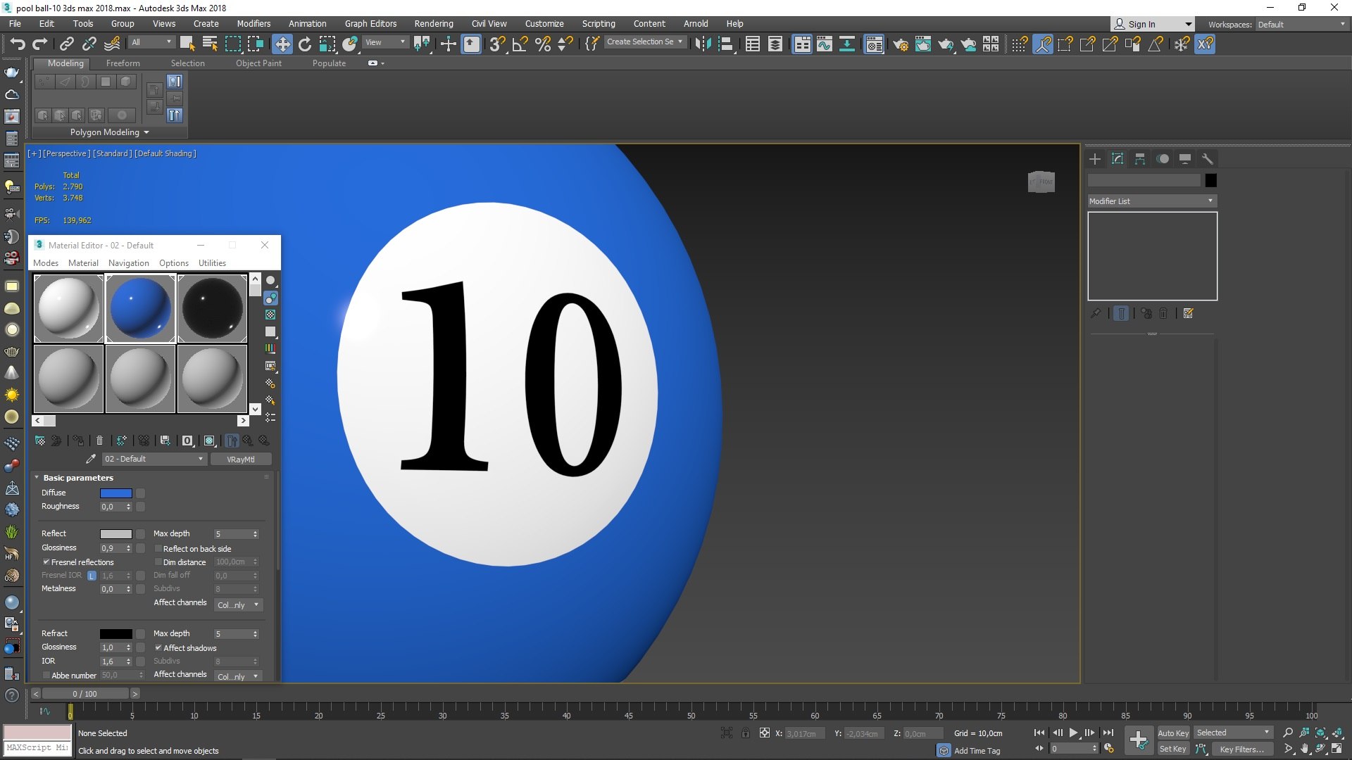 Billiard Pool Ball-10 American Model Model - TurboSquid 1932110