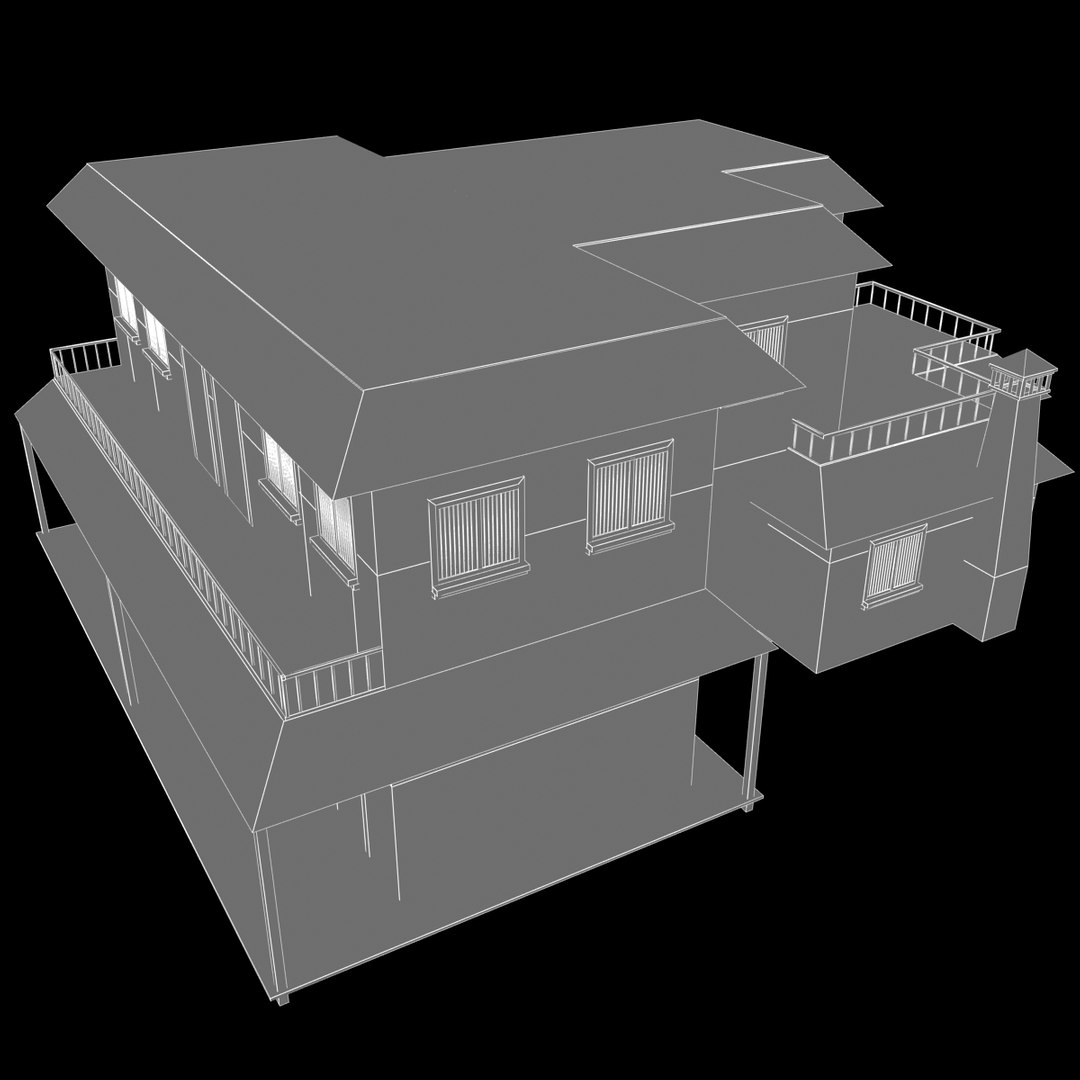 Residential House - Duplex 3ds