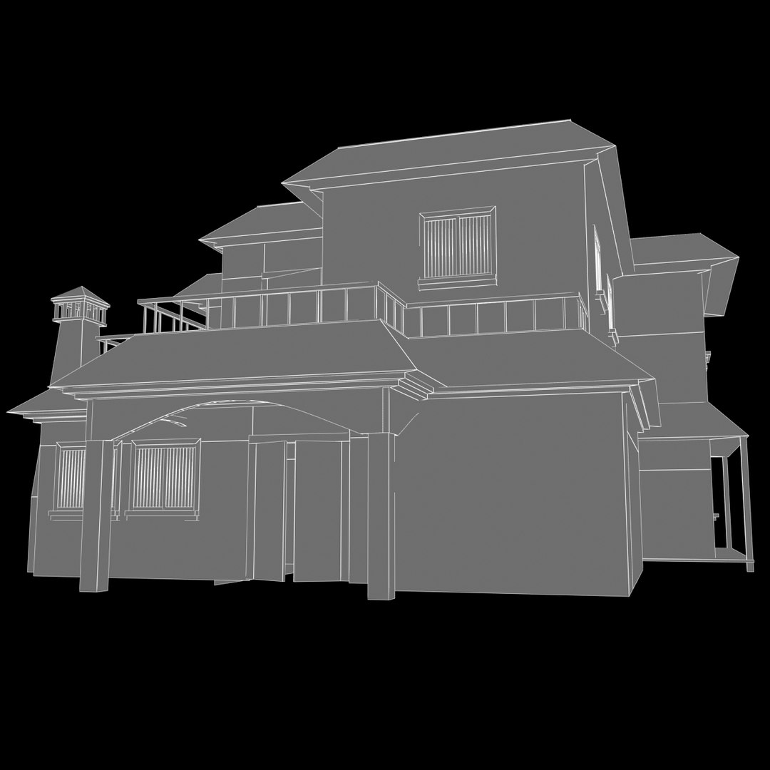 Residential House - Duplex 3ds