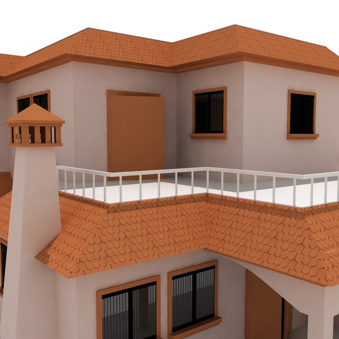 Residential House - Duplex 3ds