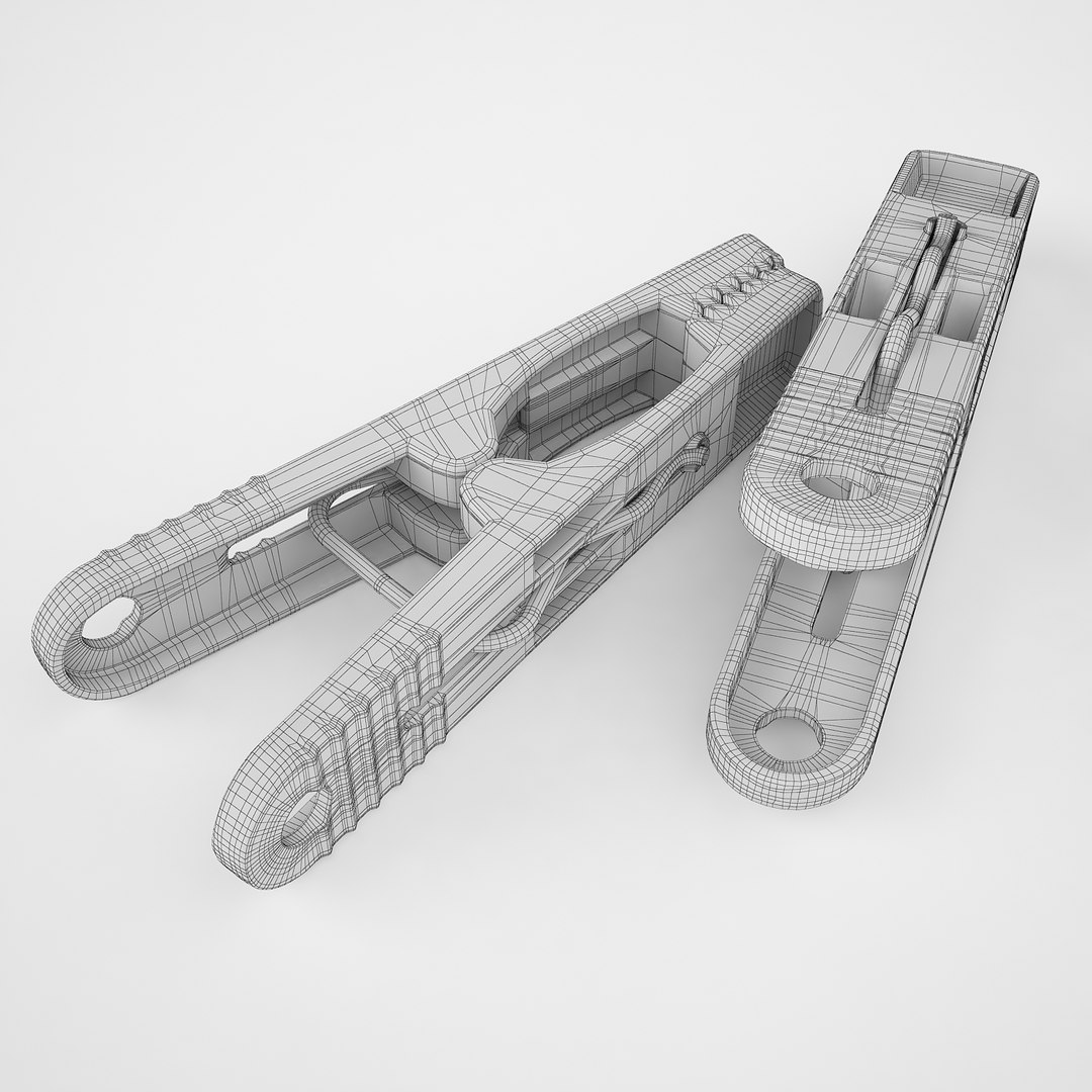 Plastic Clothespin Clothes 3D Model - TurboSquid 1356836