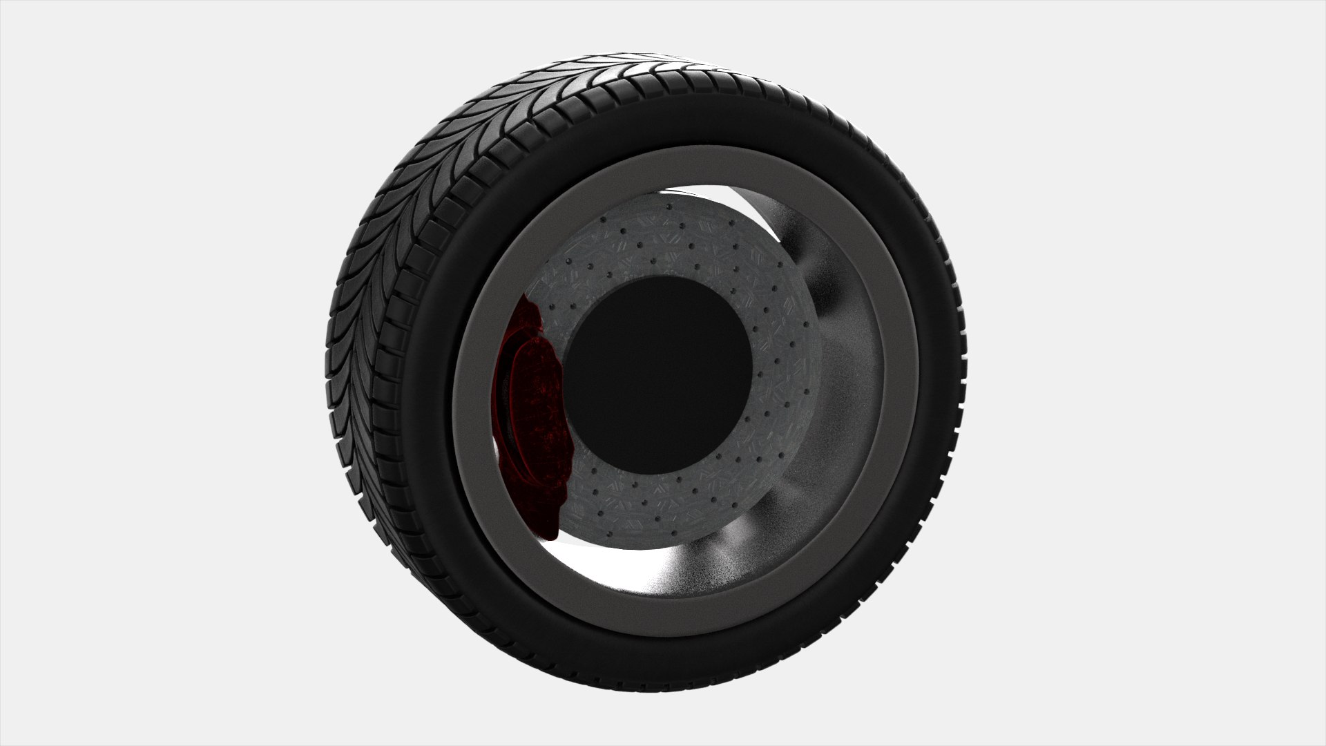 3D Car Wheel Tire With Rim 01 - TurboSquid 2377213