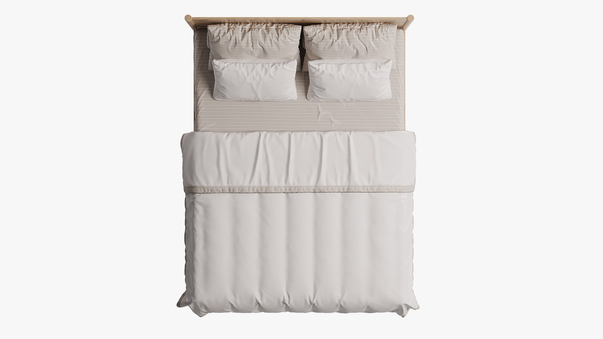 3D Model Bed With Storage System - TurboSquid 2573837
