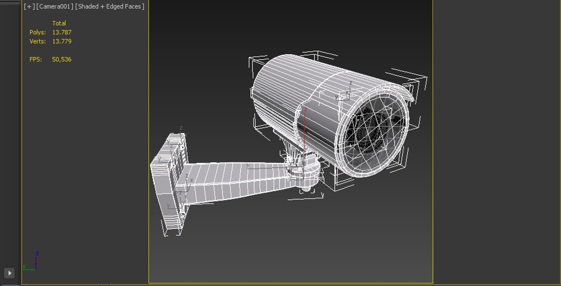 3d Model Security Camera