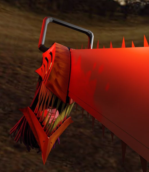 Chansaw Man - head3D模型 - TurboSquid 1993479