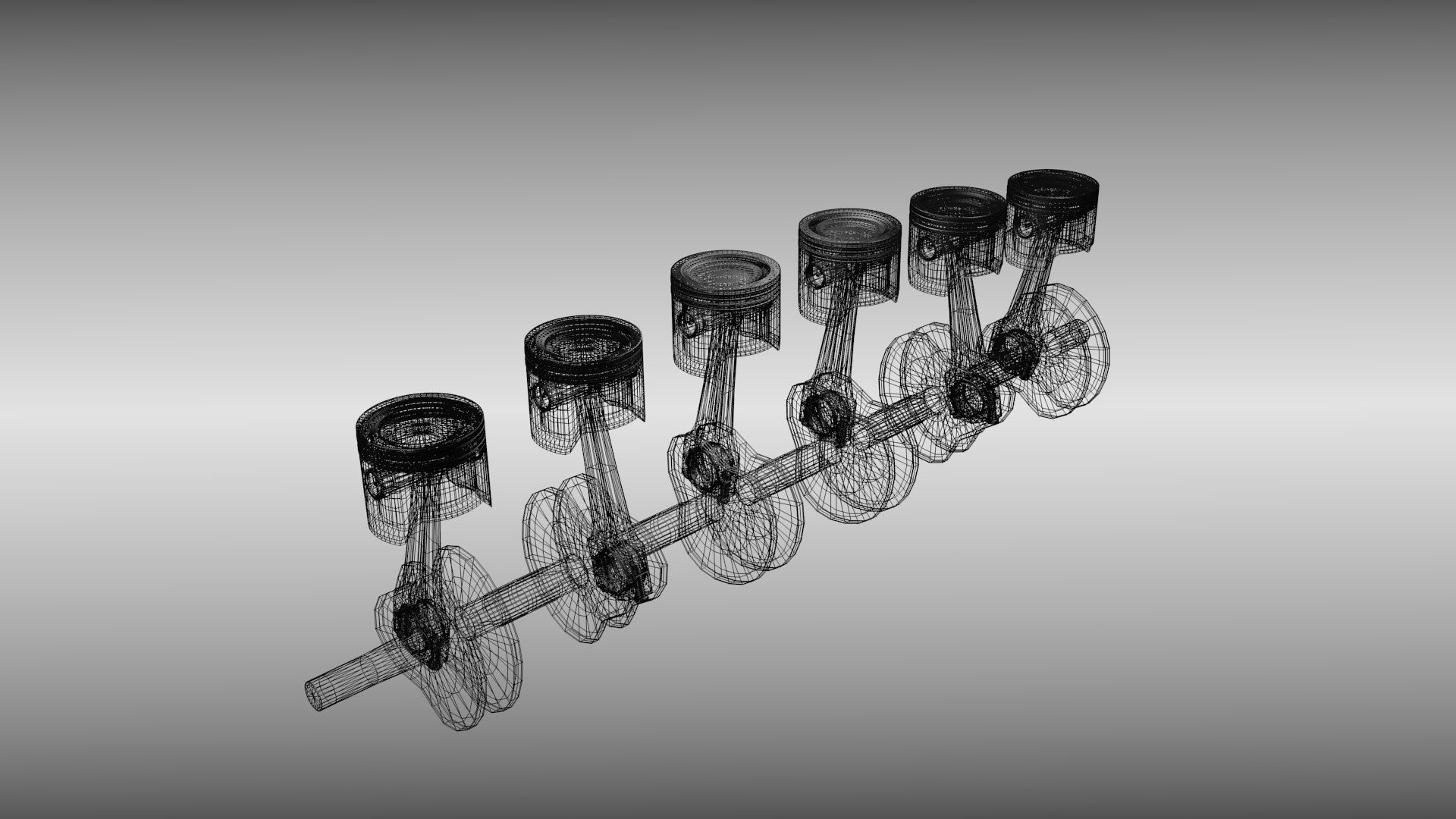 3d engine animations model