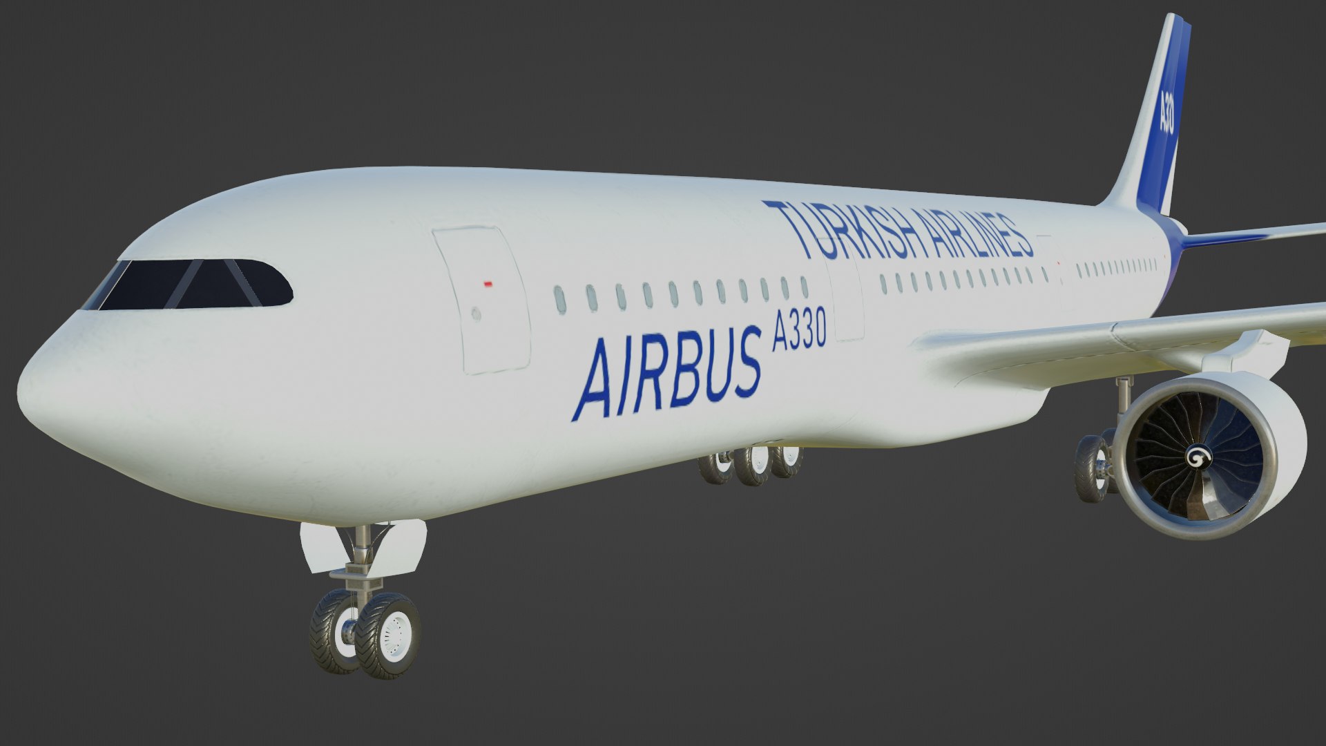 3D Airbus with texture 4K model - TurboSquid 2165047