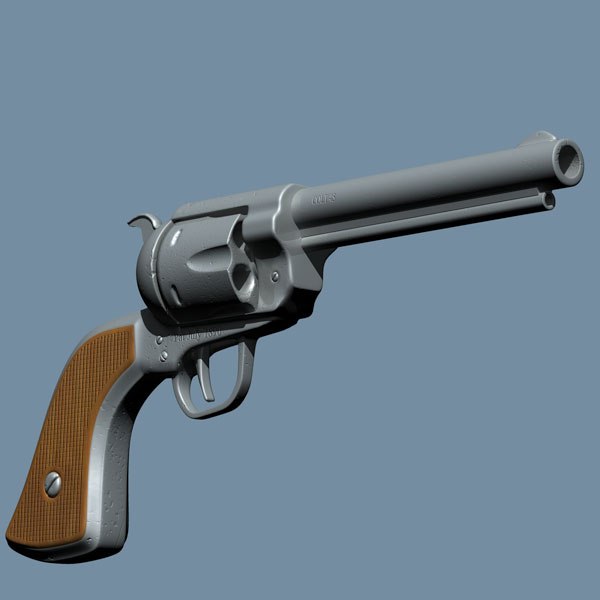 3d handgun gun