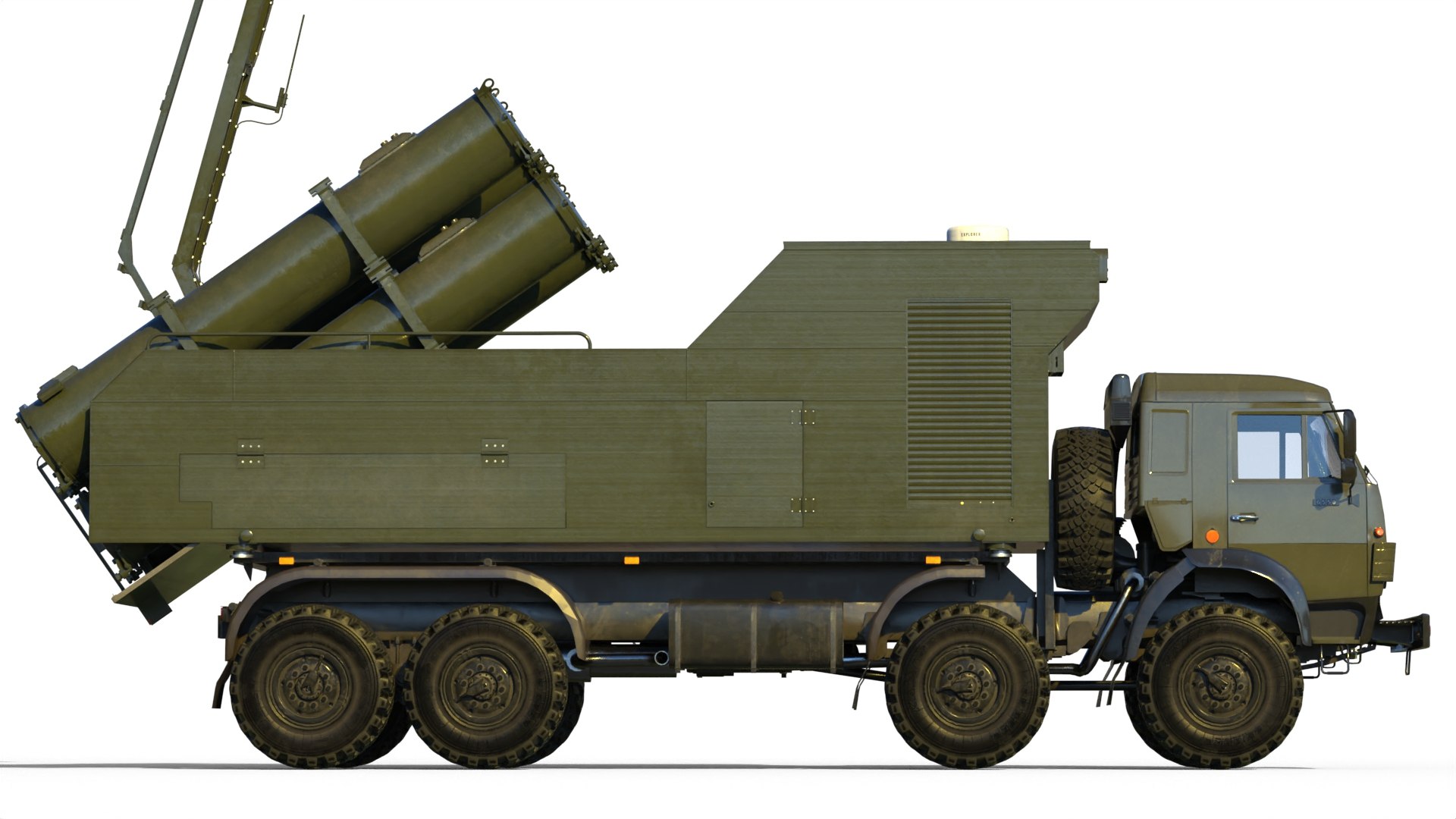 3D Model Rubezh ME Coastal Defense Missile System - TurboSquid 2263862