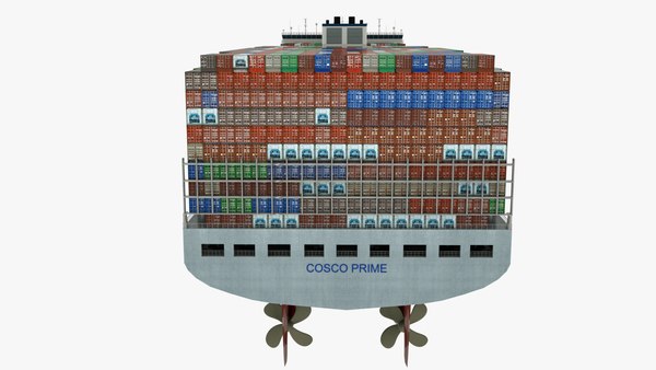 Container Ship Cosco Prime 3D - TurboSquid 1733217