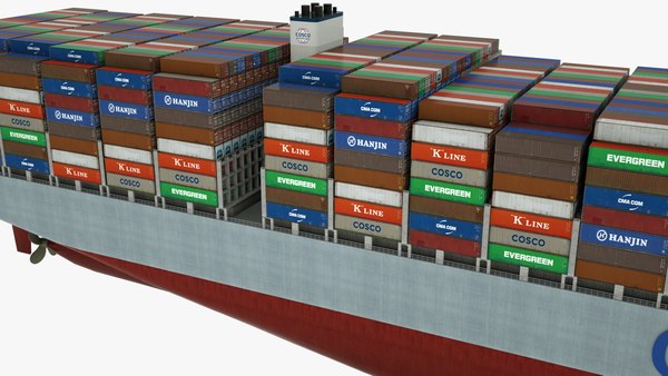 Container Ship Cosco Prime 3D - TurboSquid 1733217