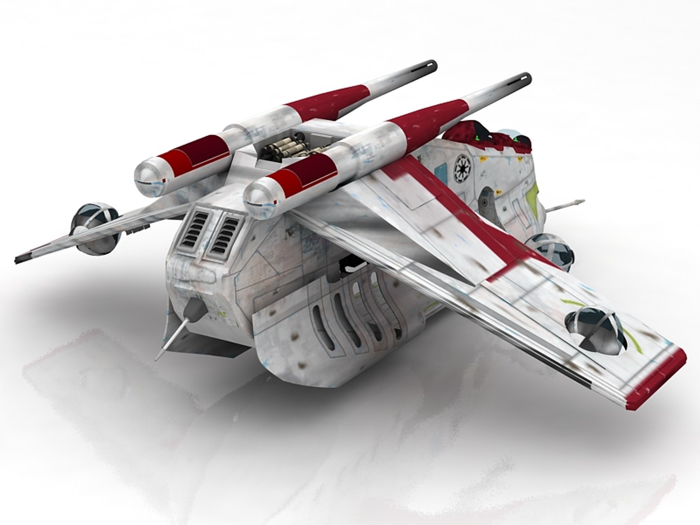 3D Model Star Wars Republic Gun - TurboSquid 1627901