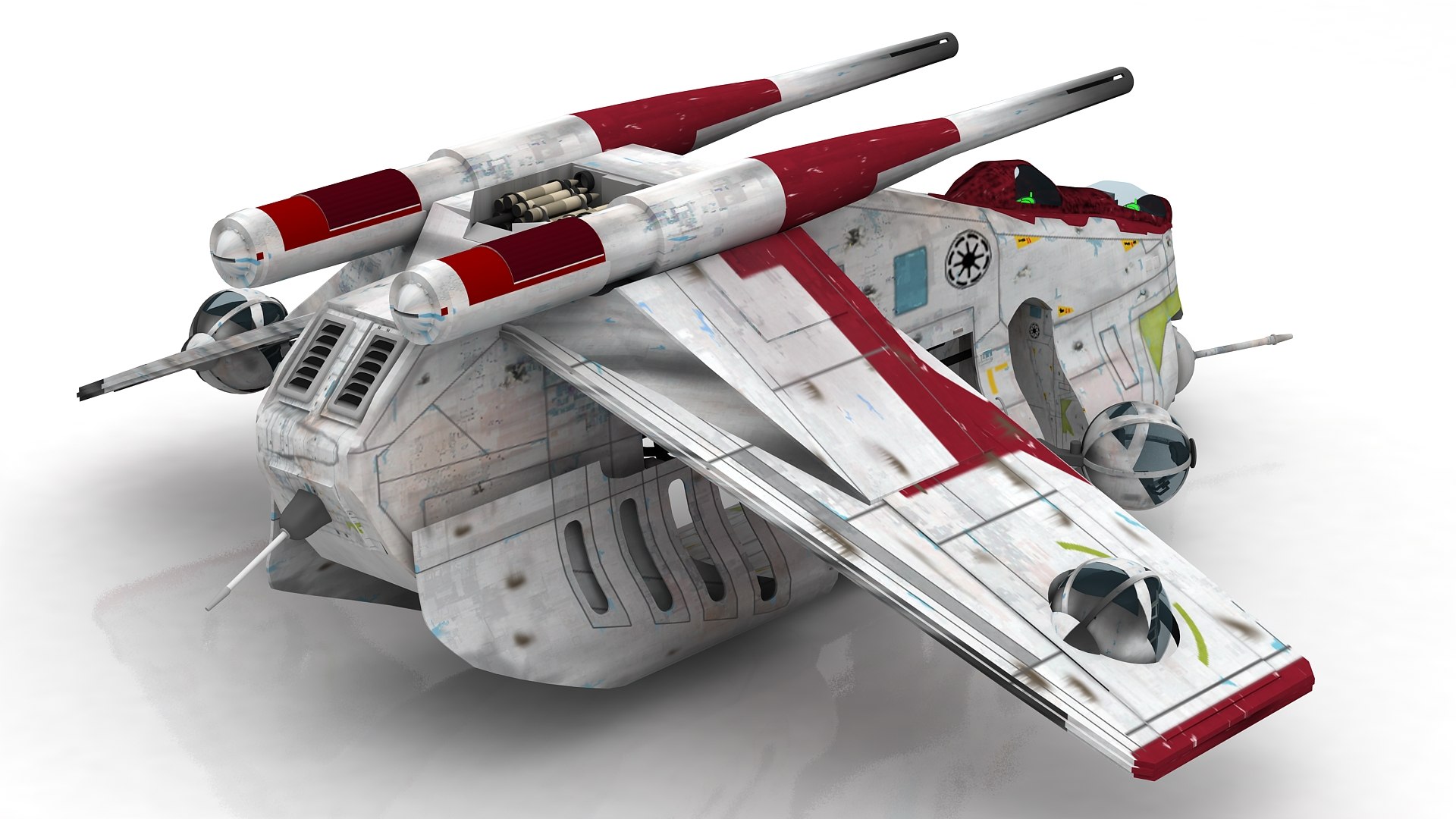 3D Model Star Wars Republic Gun - TurboSquid 1627901