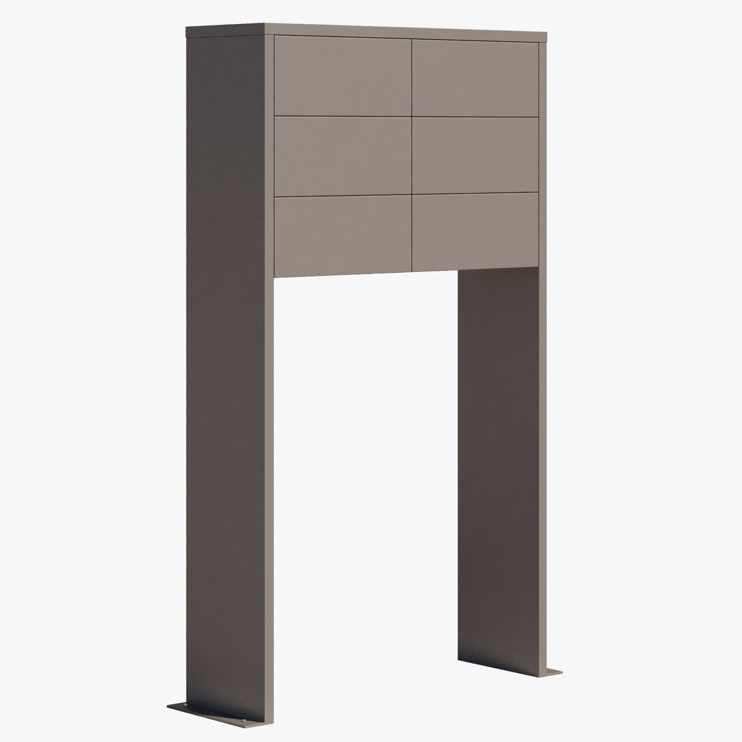 Free Modern Post Box 3D - TurboSquid 1983229