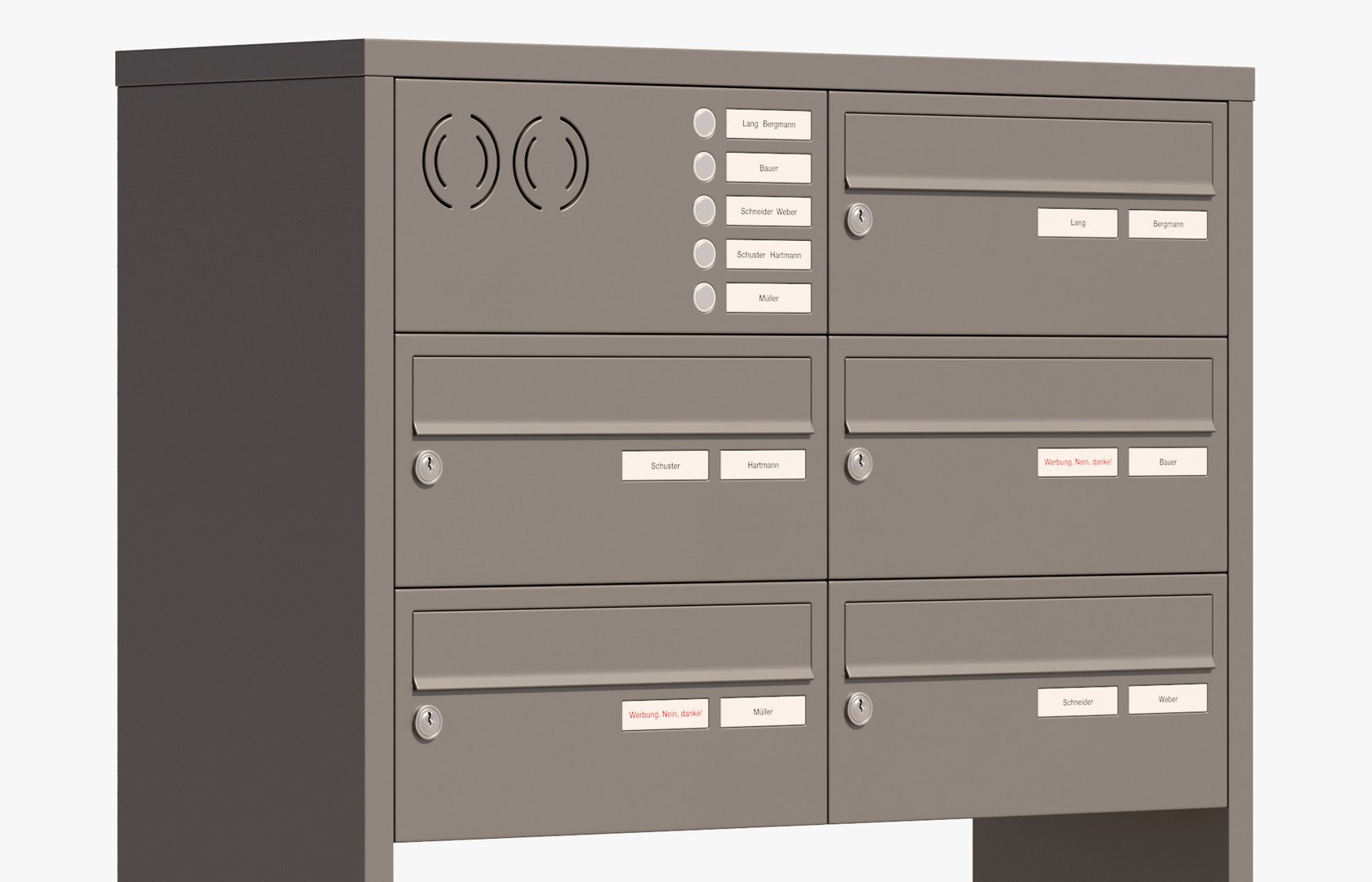 Free Modern Post Box 3D - TurboSquid 1983229