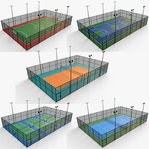 Outdoor Courts 3D Models Collection 3D - TurboSquid 1732098