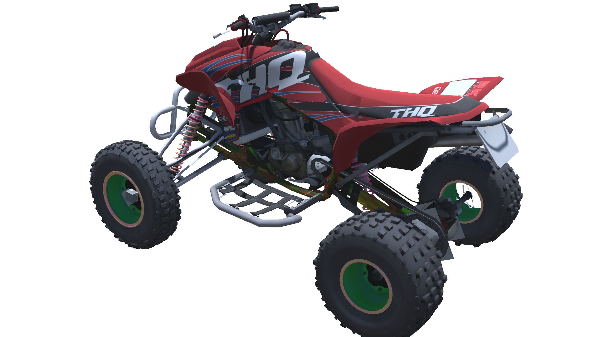 3D Model 018-Striker 450-Quad-ATV-Bike-low Poly Game Ready 3d Model ...