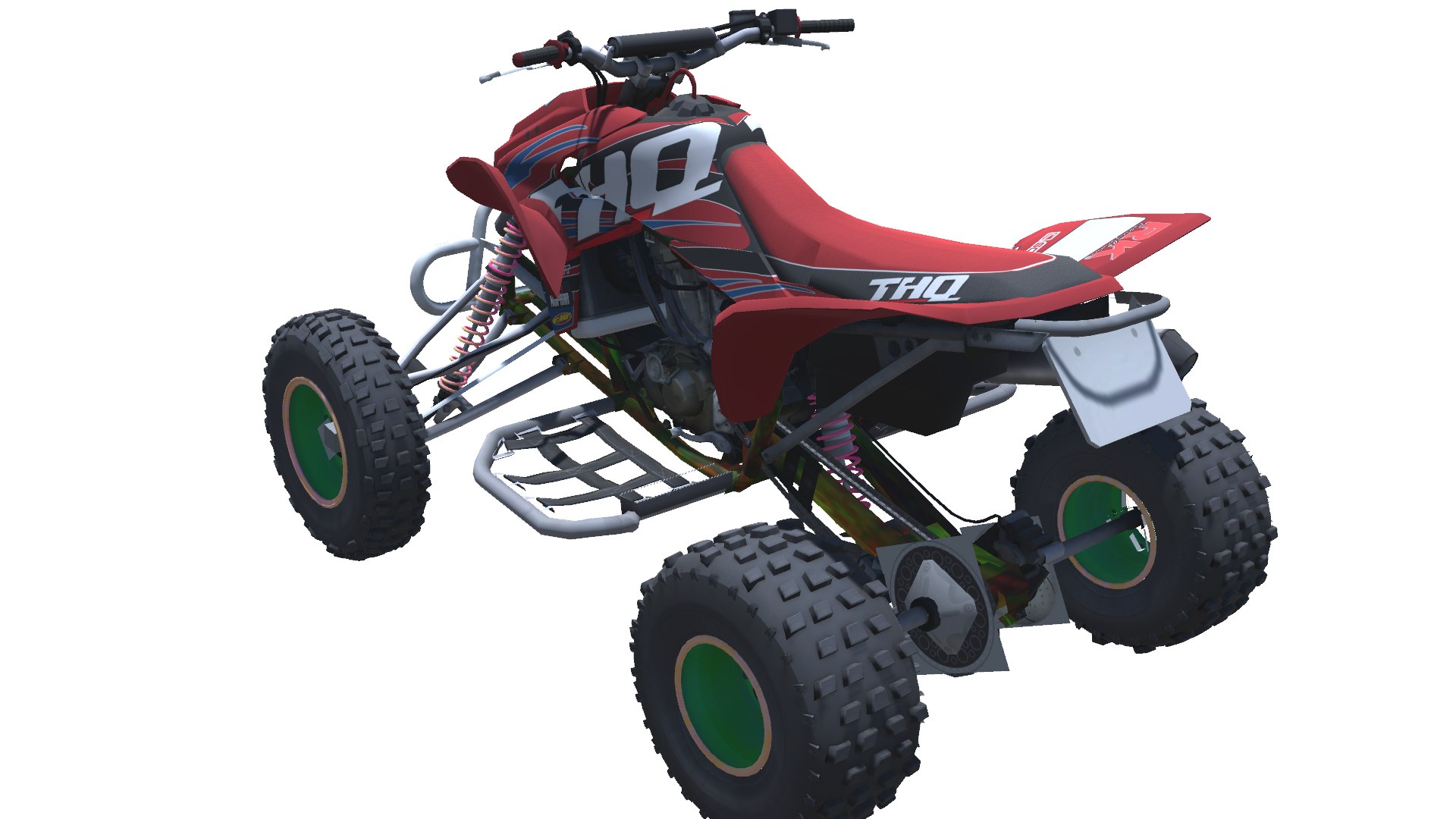 3D Model 018-Striker 450-Quad-ATV-Bike-low Poly Game Ready 3d Model ...
