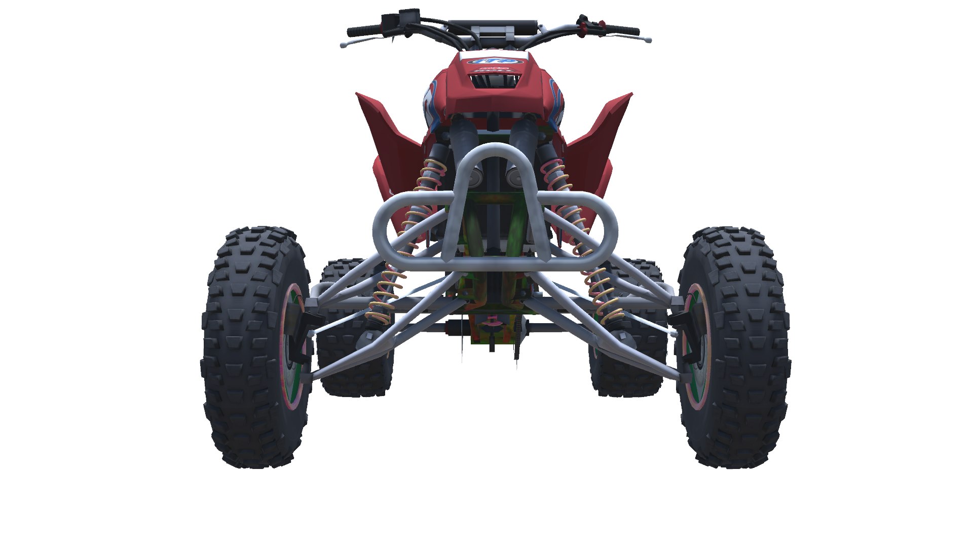 3D Model 018-Striker 450-Quad-ATV-Bike-low Poly Game Ready 3d Model ...