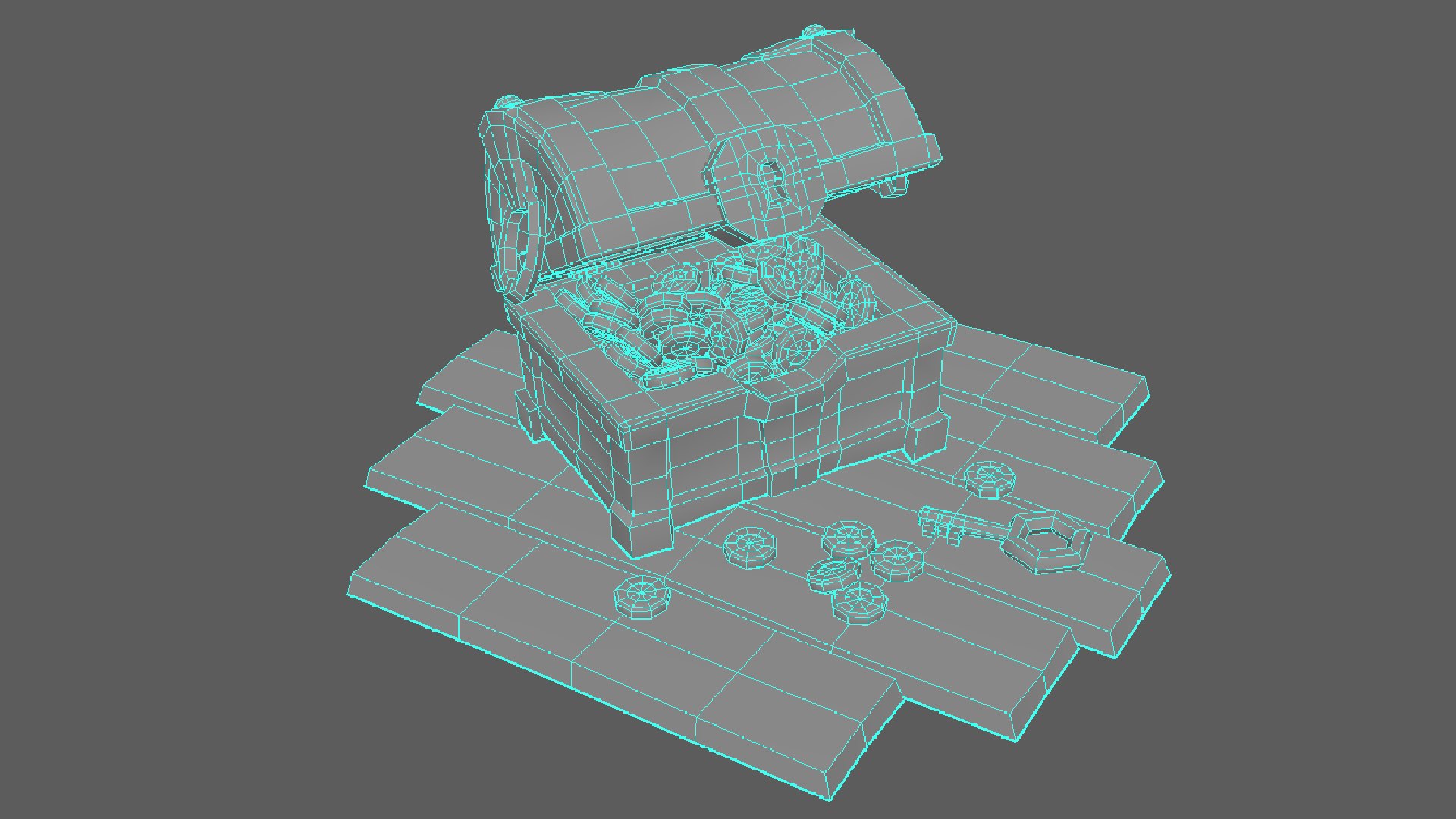 Free 3D model treasure chest - TurboSquid 1188071