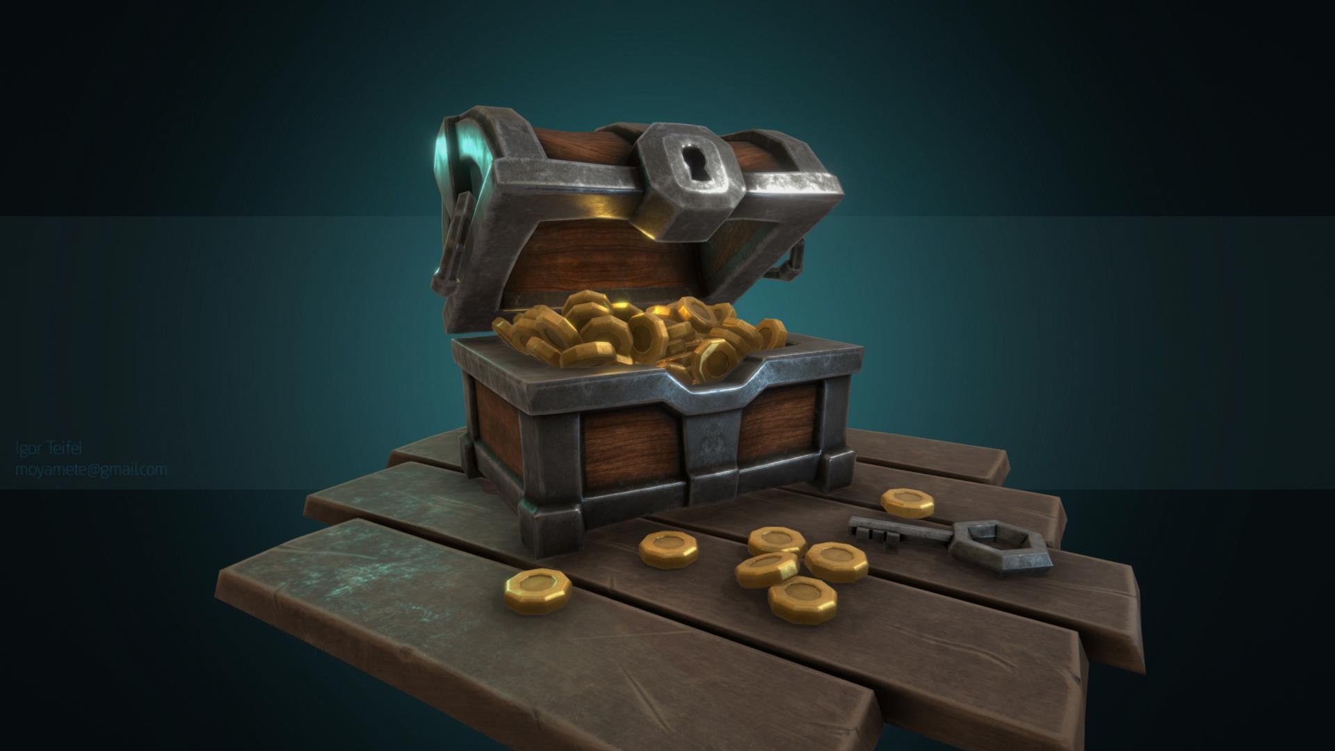Free 3D model treasure chest - TurboSquid 1188071
