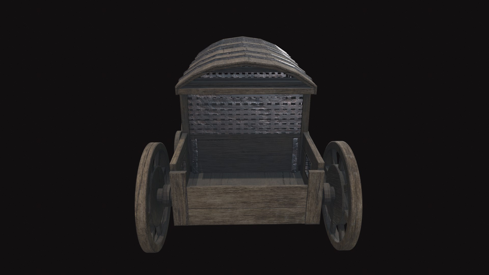 Medieval Carriage 01 3D - TurboSquid 2306576