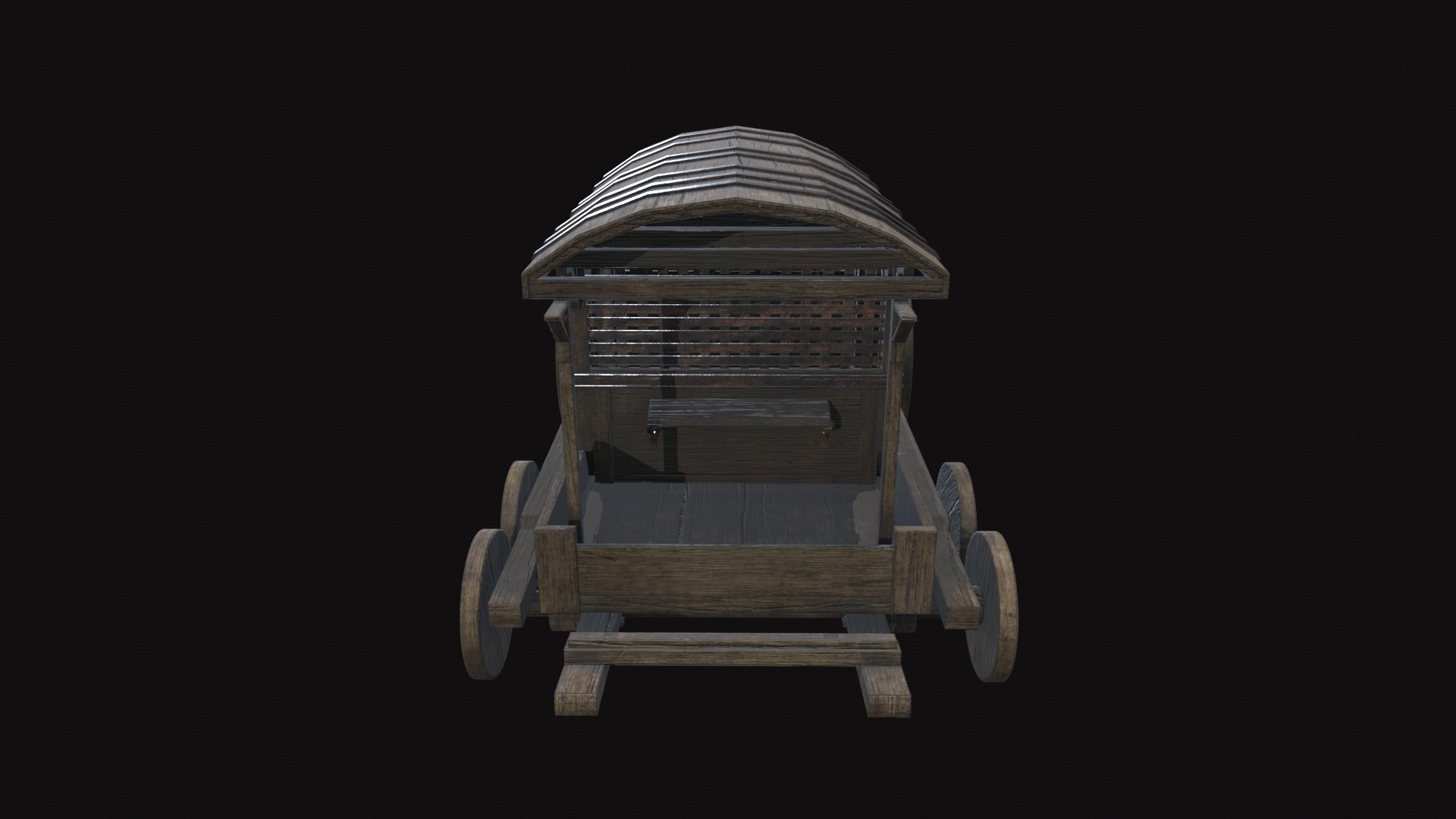 Medieval Carriage 01 3D - TurboSquid 2306576