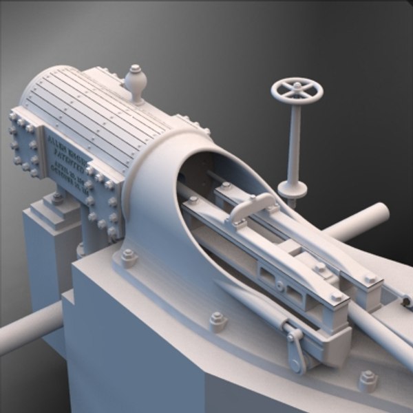 3d porter-allen steam engine 1890