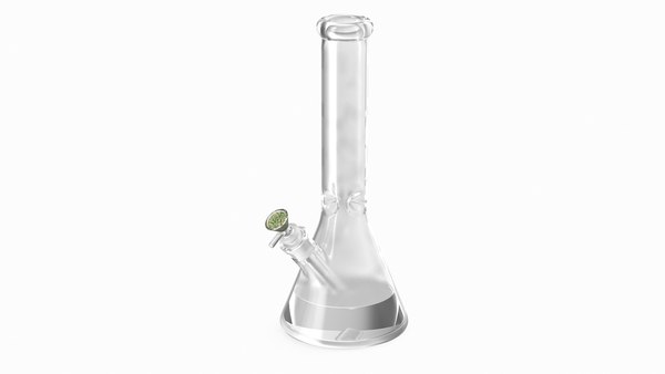 modelo 3d Bong vaso de vidrio con cannabis - TurboSquid 1997939