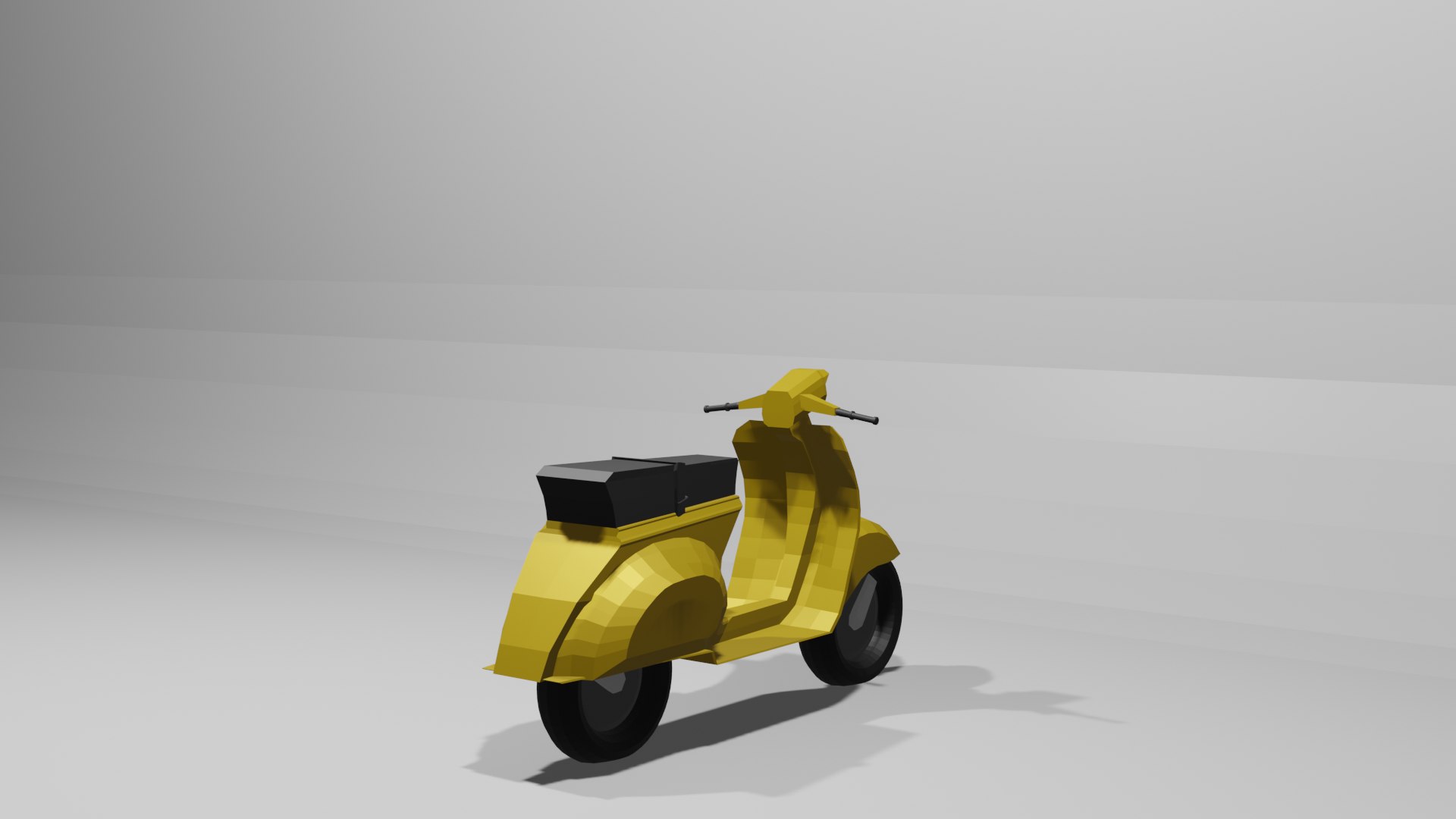 3D scooter low-poly model - TurboSquid 1712279