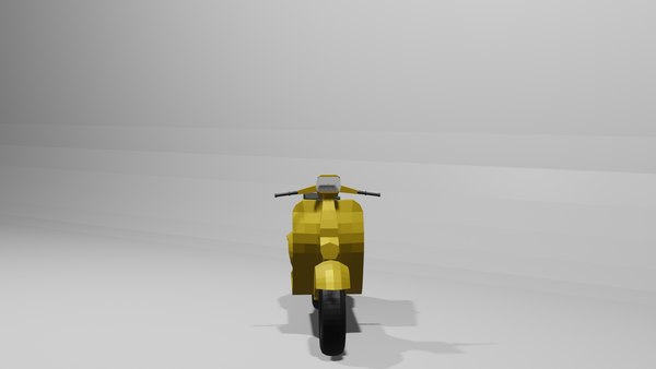 3D scooter low-poly model - TurboSquid 1712279