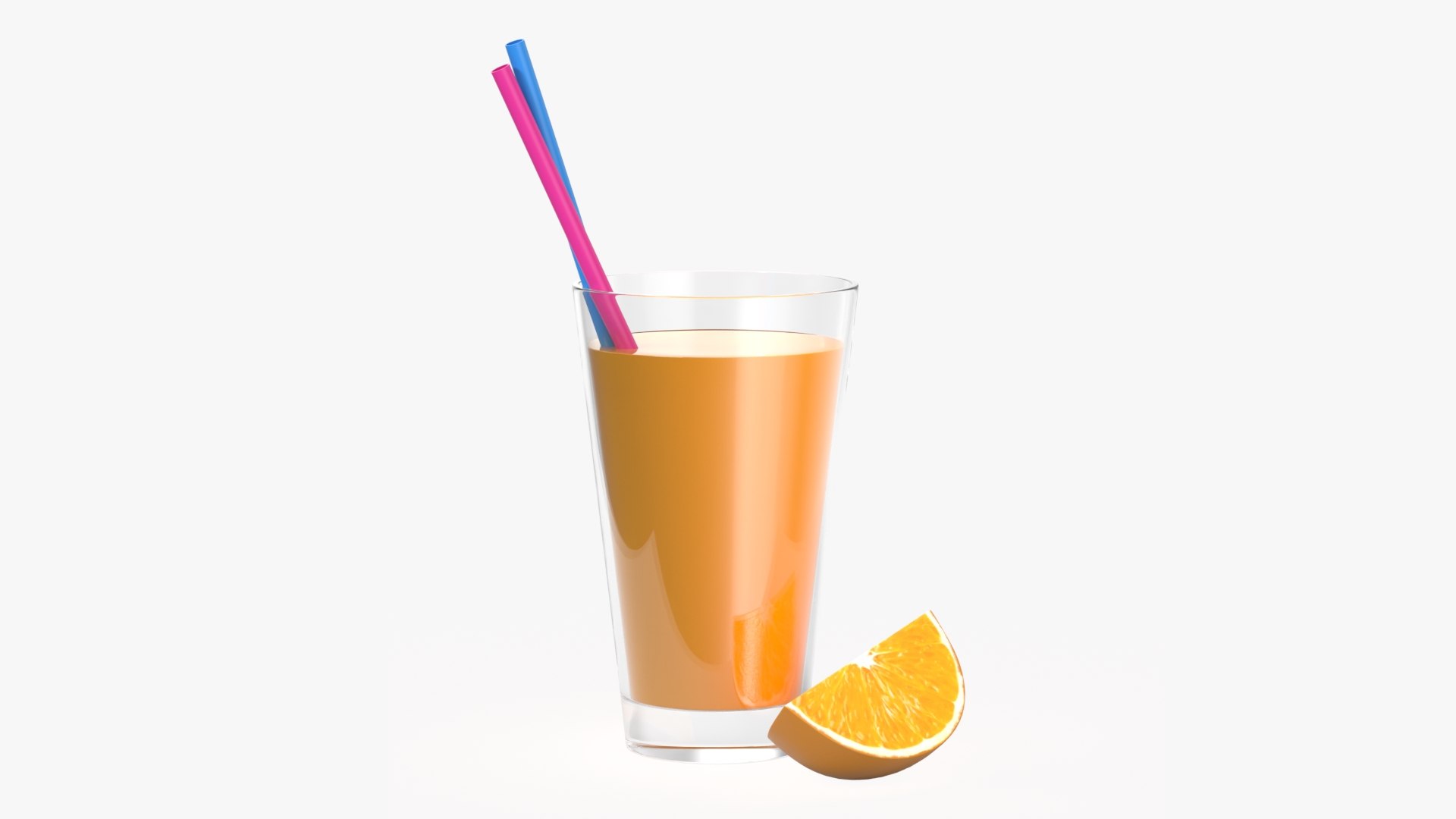 Orange Slice Juice Model - TurboSquid 1520198