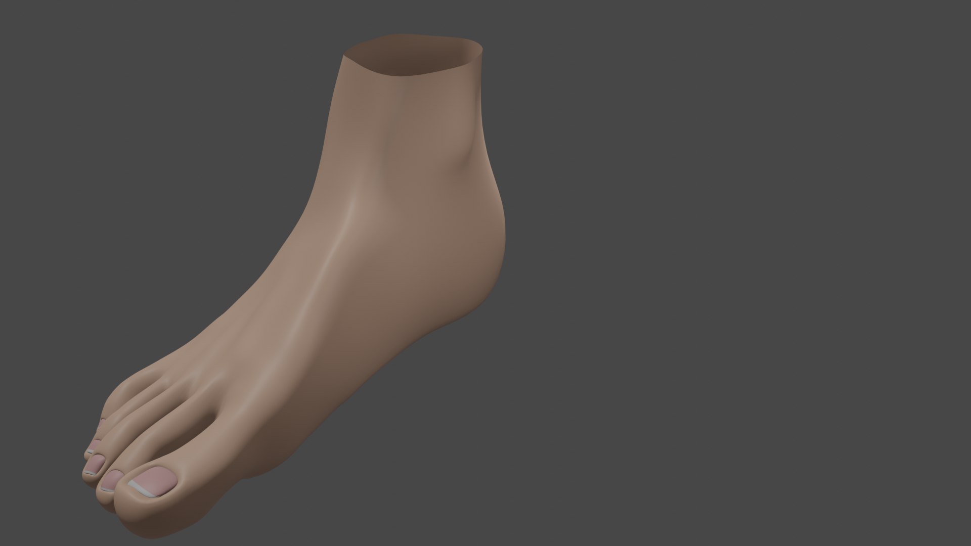 Base female feet 3D - TurboSquid 1445545