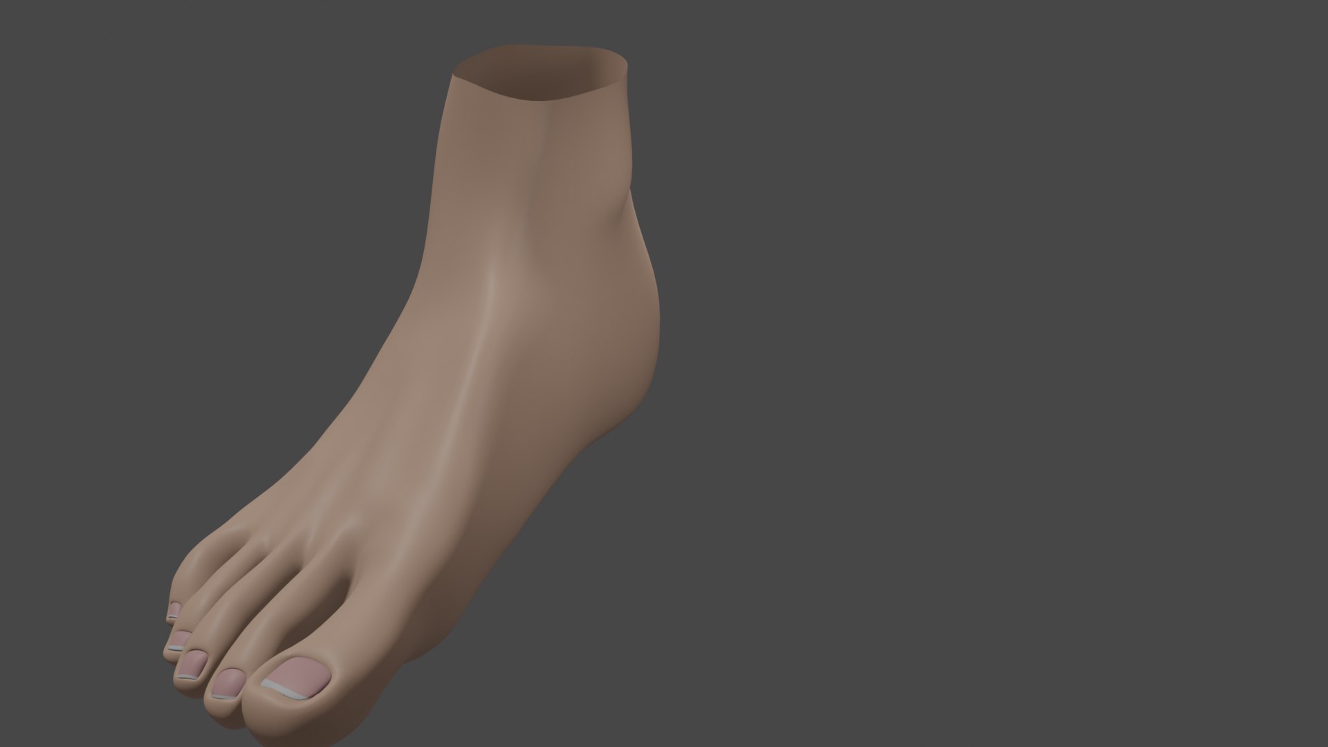 Base female feet 3D - TurboSquid 1445545