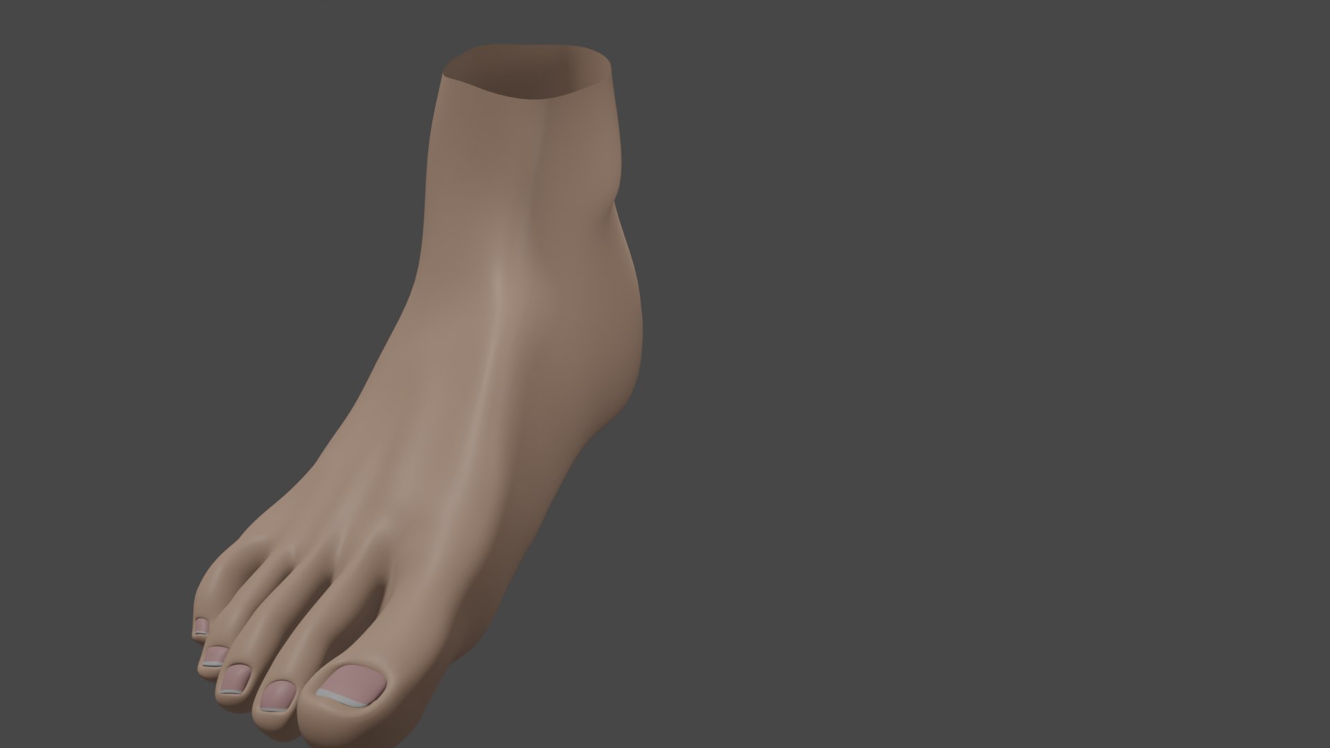 Base female feet 3D - TurboSquid 1445545
